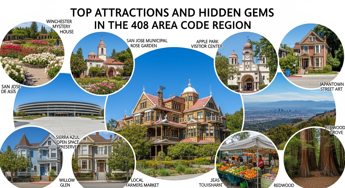 Top Attractions and Hidden Gems in the 408 Area Code Region - The ...